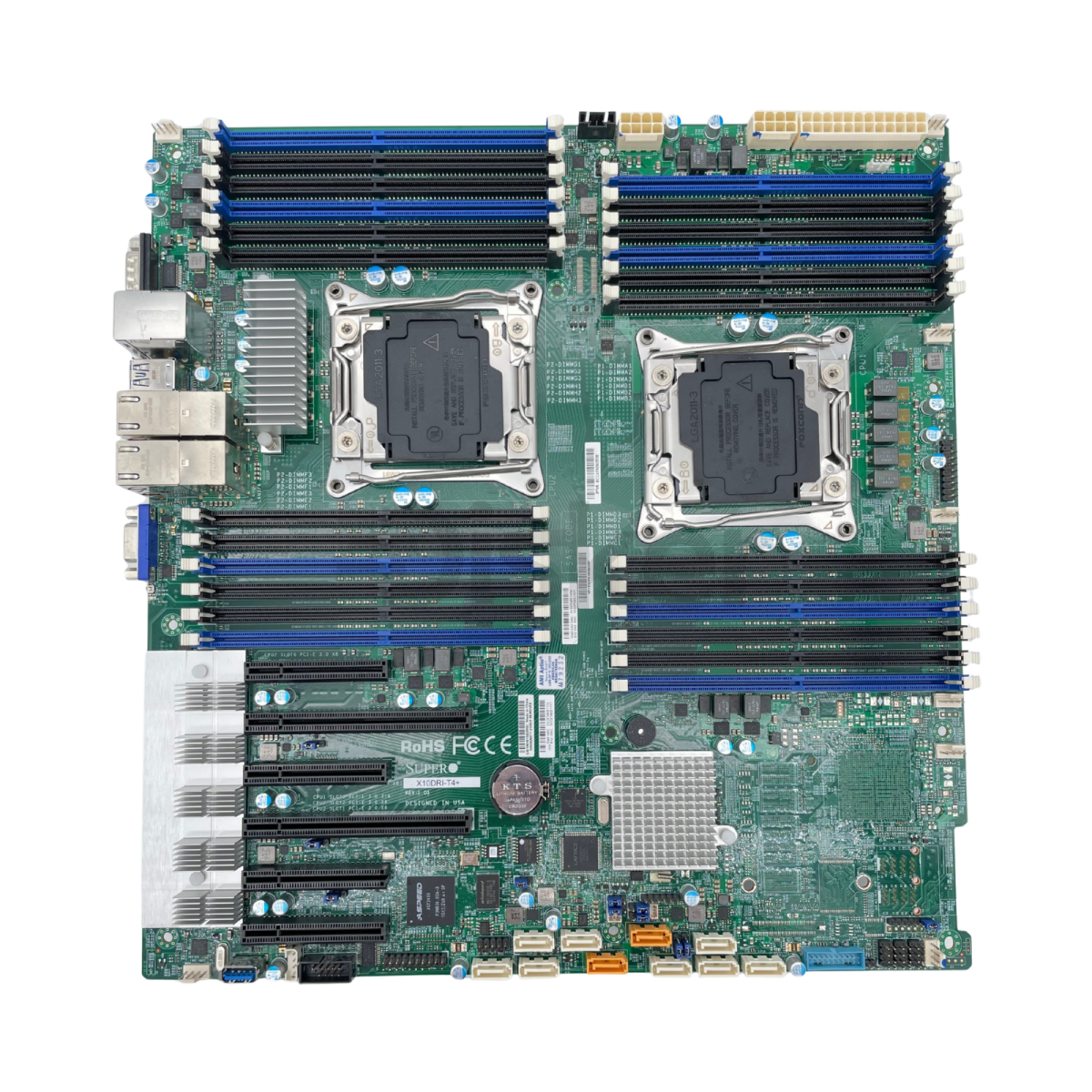 Supermicro X10DRI-T4+ Mainboard E.E ATX Dual Socket DDR4 LGA2011-3 4x, 99,22