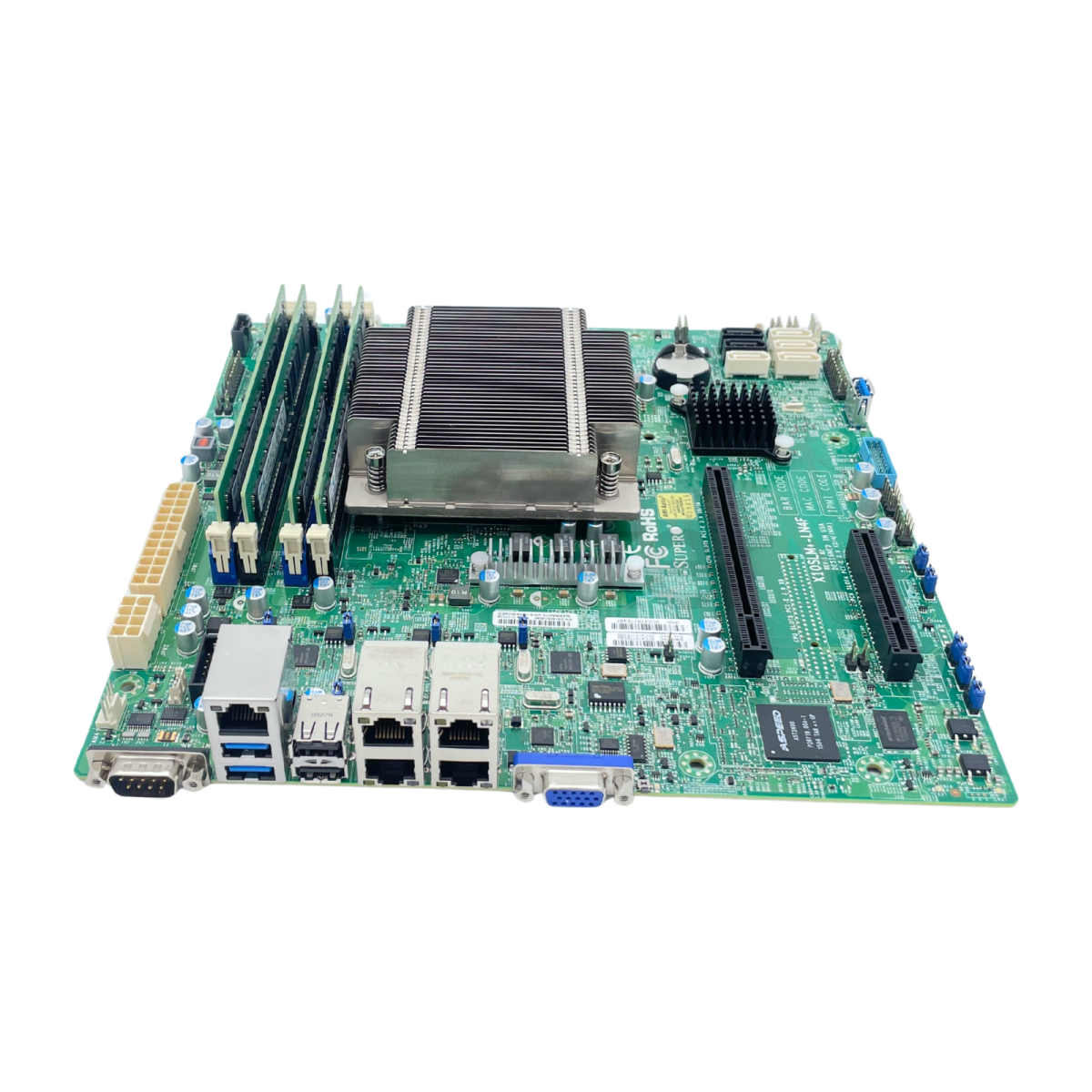 Supermicro X10SLM+-LN4F Mainboard 4x 8GB DDR3 RAM Intel Xeon E3-1231 ...