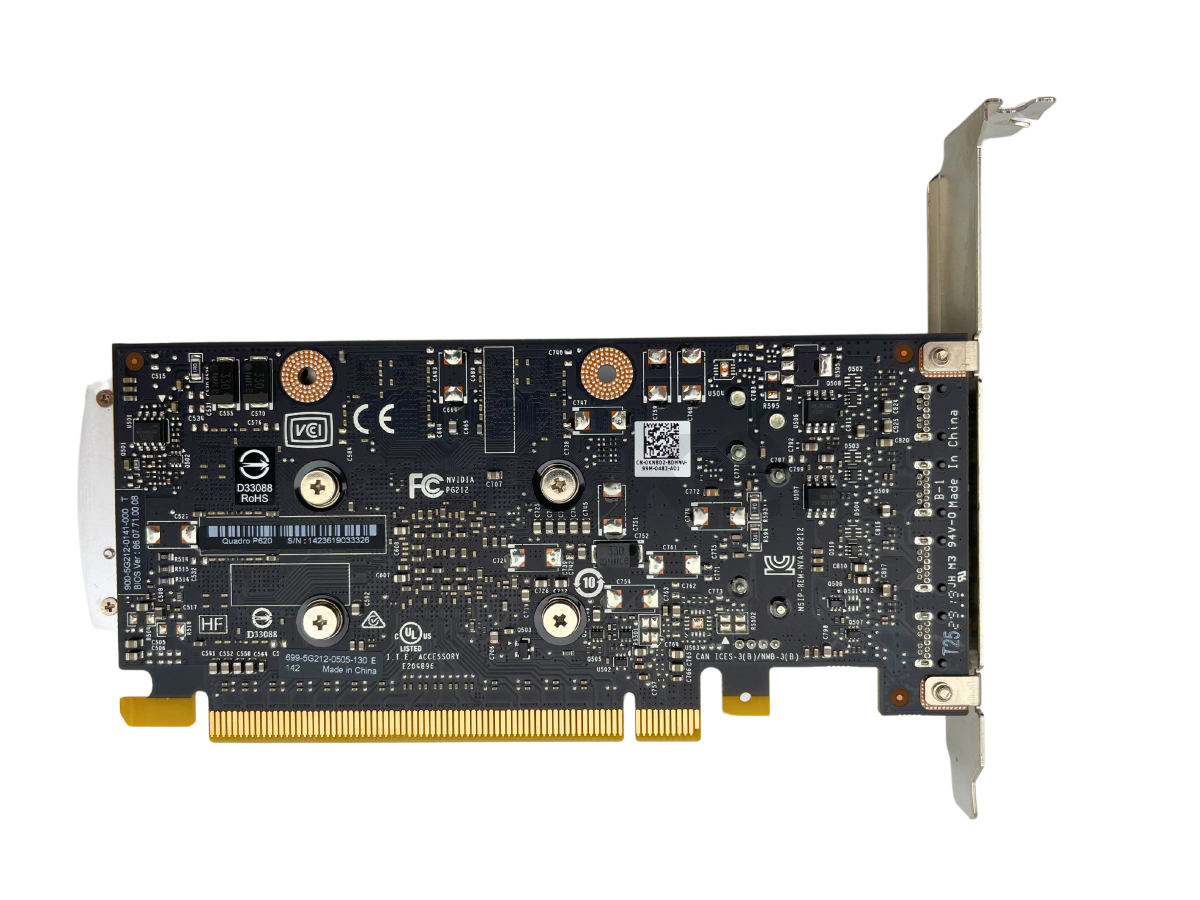 NVIDIA Quadro P620 2GB PCIe 3.0 Full Profile GPU Grafikkarte Pascal ...